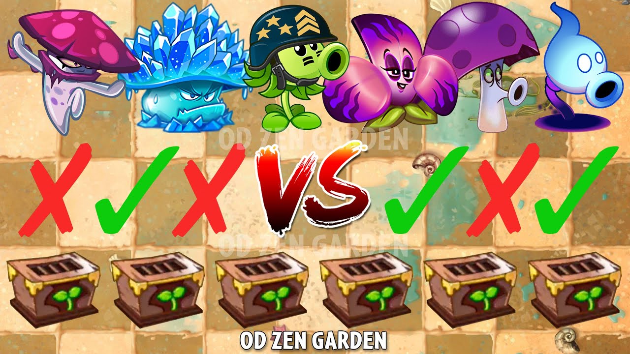 Plants vs Zombies 2 All Plants Power Up Vs 40 Sprout Box - YouTube