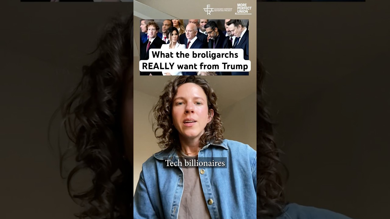 The Hidden Reason Tech Bros Sat Front Row at Trump’s Inauguration - YouTube