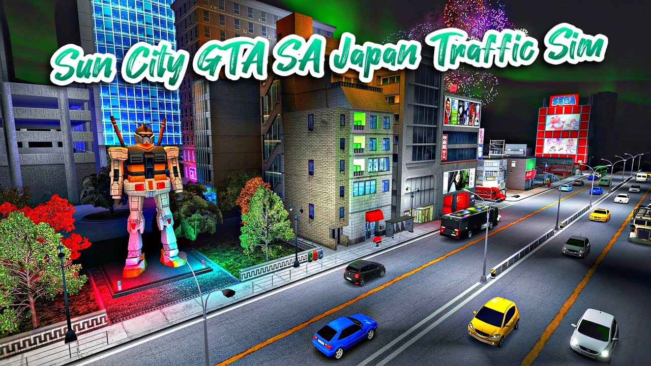SunCity GTA SA Japan Lua Traffic Simulation Assetto Corsa Mods Tamil ...