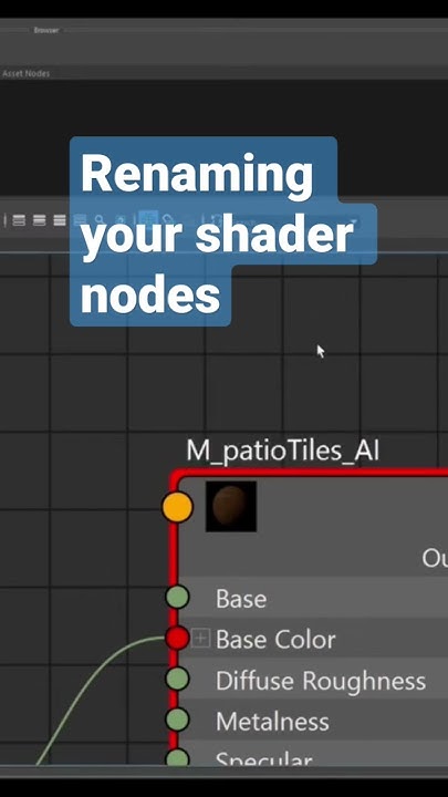 Best way to rename your shader nodes in Maya #3d #maya #pbr #mrgee # ...