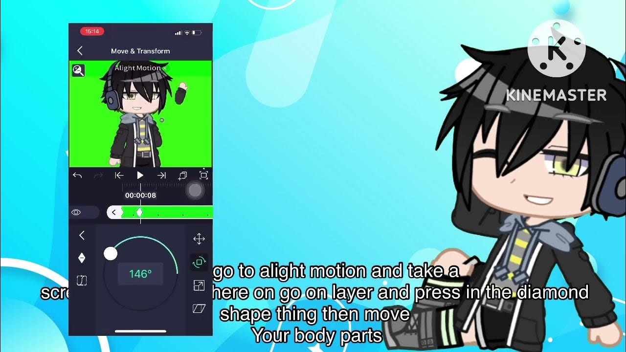 How to tween on alight motion | Using Gacha OC | Tutorial | - YouTube