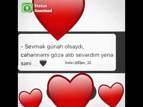 Sevgi statuslari.... - YouTube