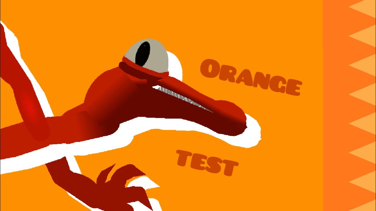 Orange test | Rainbow Friends animation - YouTube