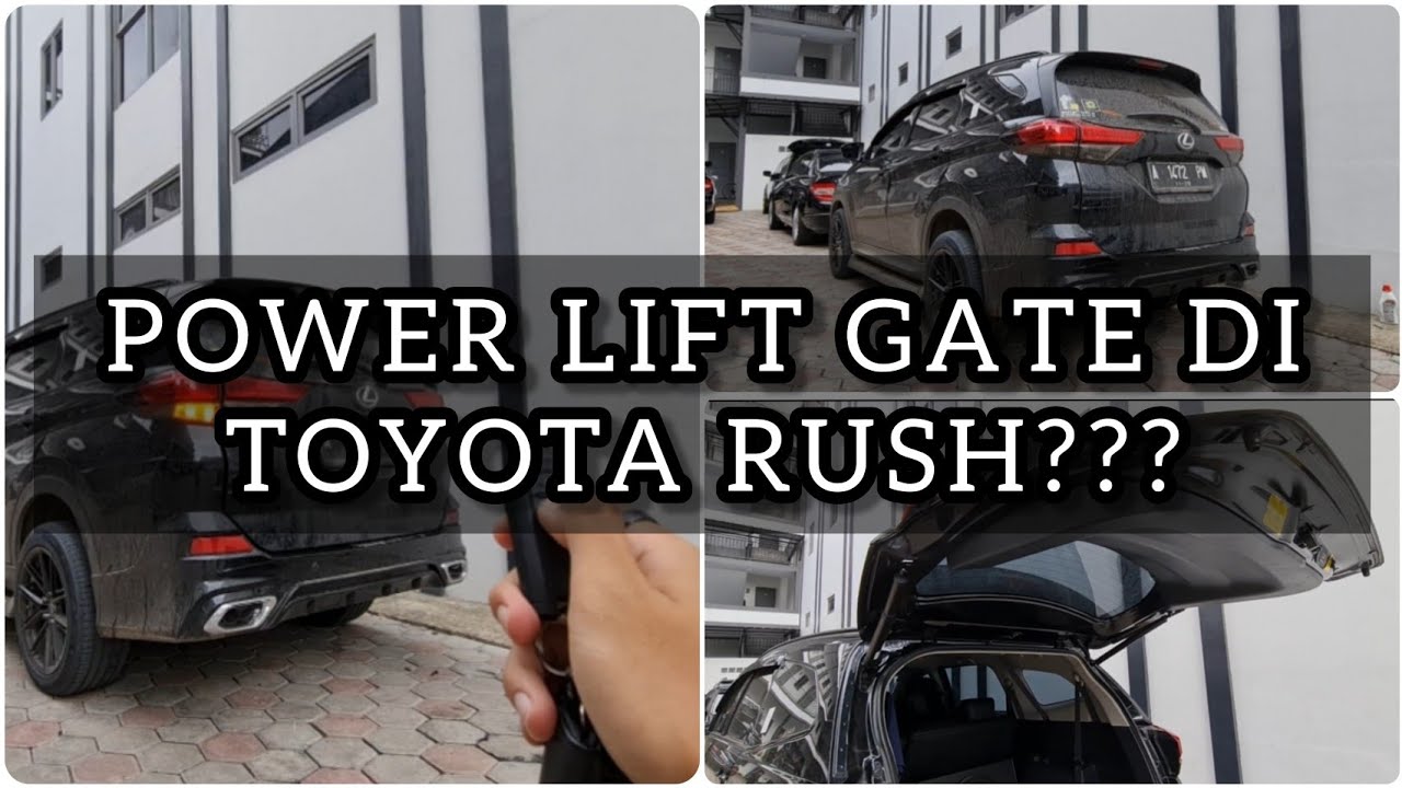 POWER LIFT GATE FOR TOYOTA RUSH F800 PLUG & PLAY - YouTube