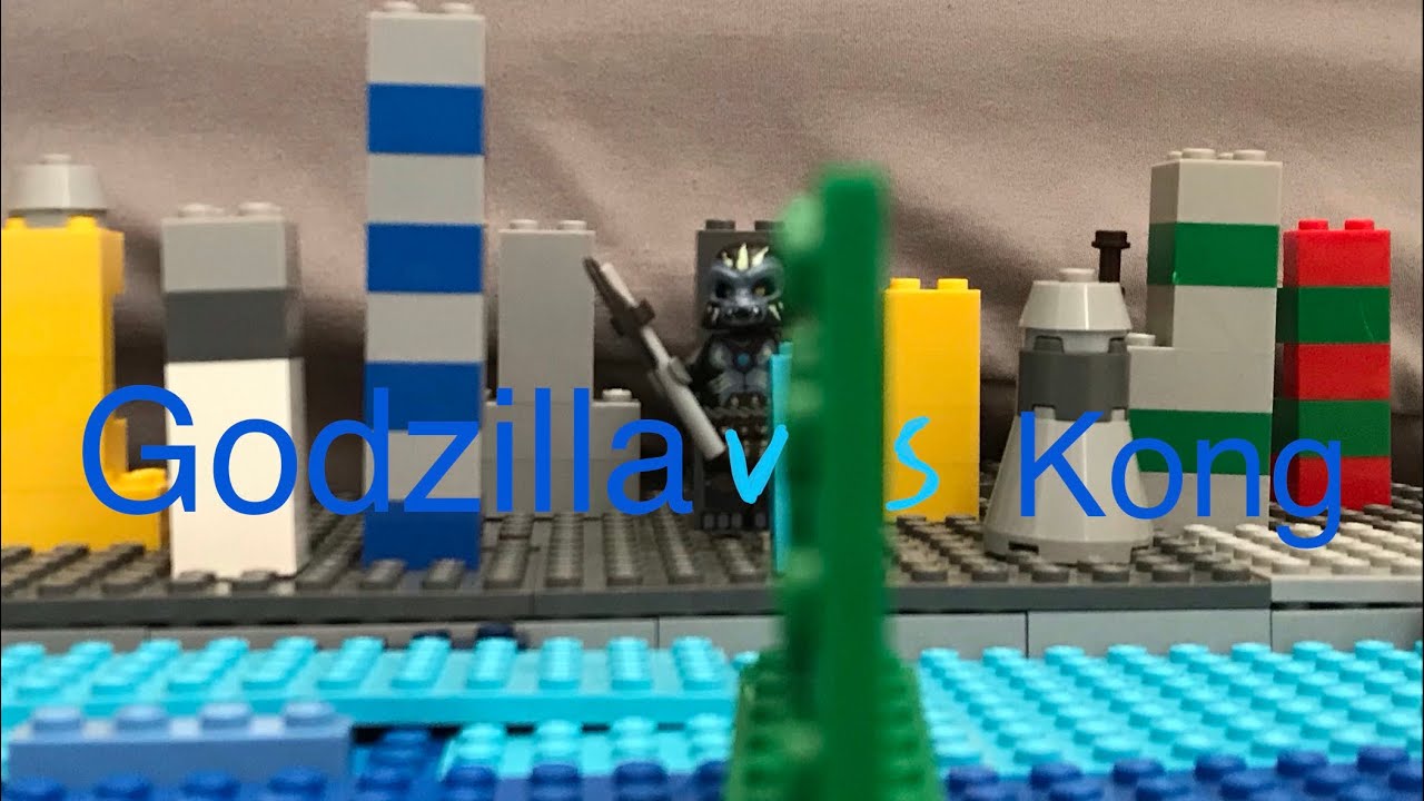 Godzilla vs Kong trailer (lego stop motion) - YouTube