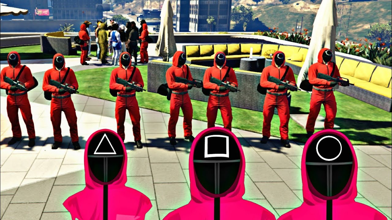 SQUID GAME in gta rp part1 (tunsia five star rôle play)🔥🔥💵 - YouTube