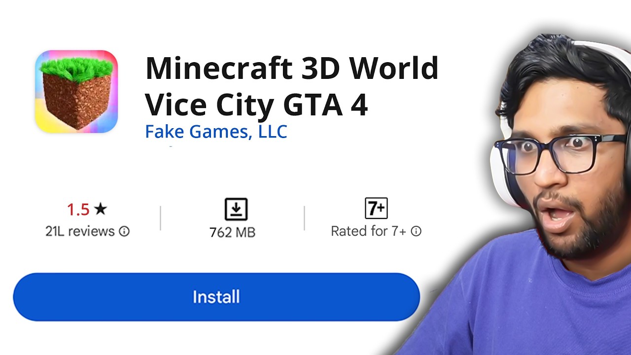 Installing Fake Minecraft Games NO ONE EVER PLAYED - YouTube