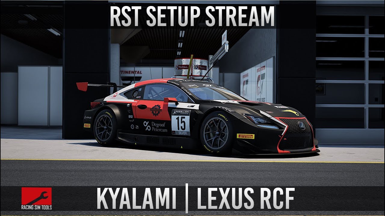 Kyalami Setup, Lexus RCF, Assetto Corsa Competizione - YouTube