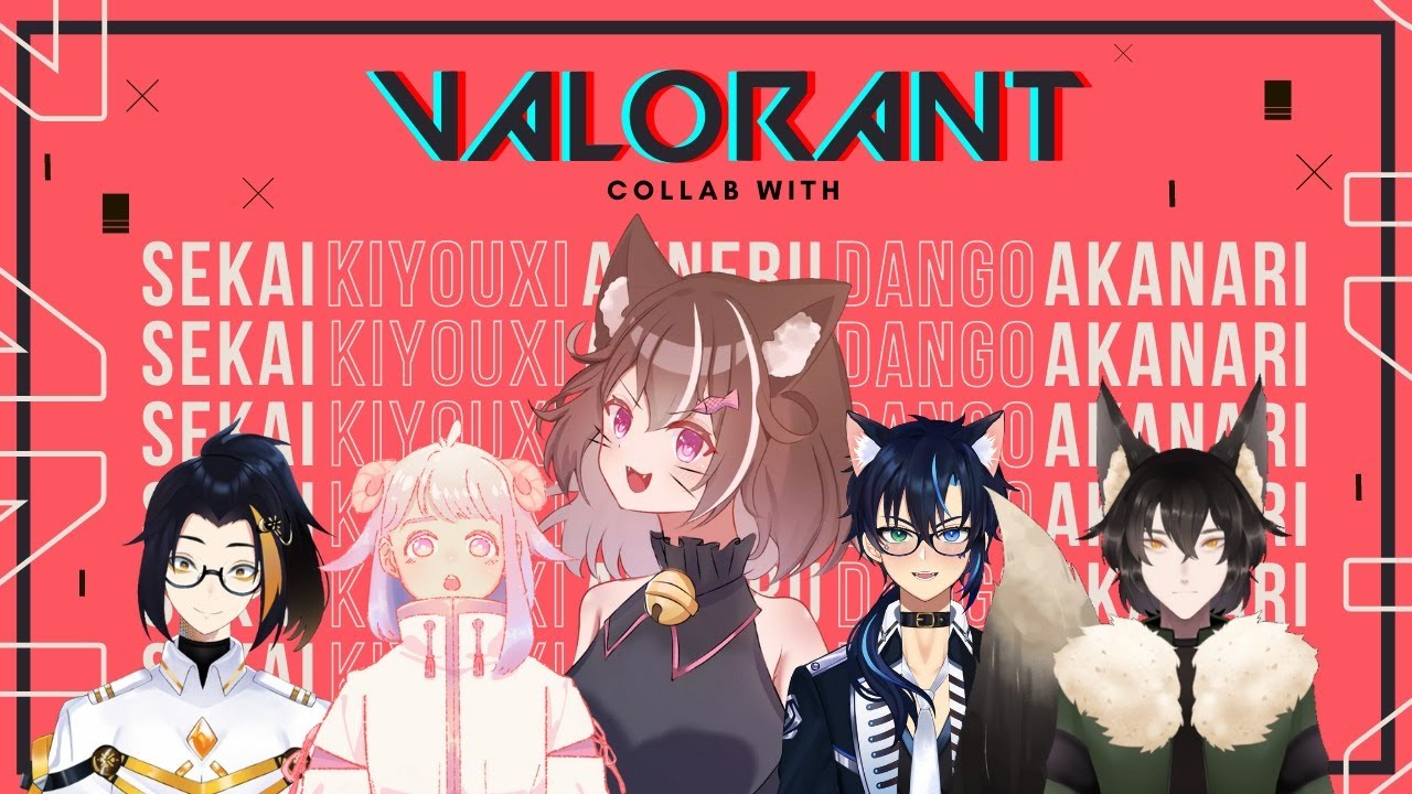 Pew pew pew COLLAB with these guys! (Game LIVE: VALORANT) 【Anneru ...