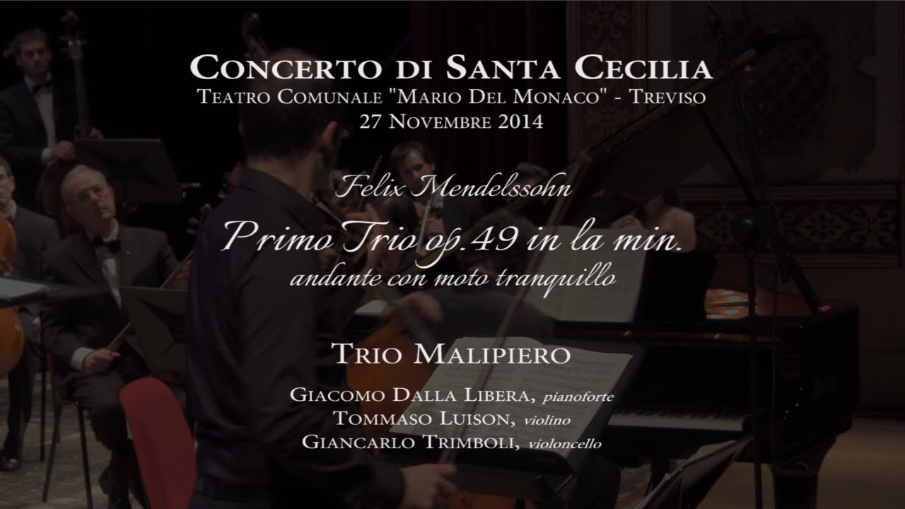 F. Mendelssohn - Primo Trio op.49 in re min. andante con moto ...