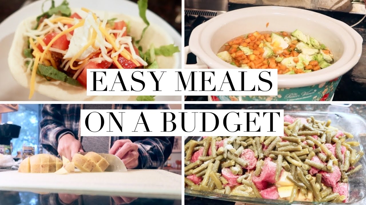 EASY & COZY WHATS FOR DINNER THIS WEEK! EASY MEALS ON A BUDGET FOR THE ...