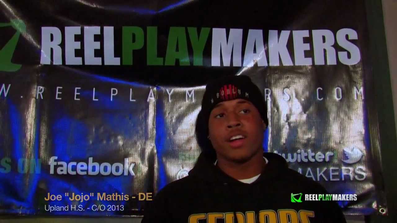 Joe "JoJo" Mathis class of 2013 Upland DE Interview - YouTube