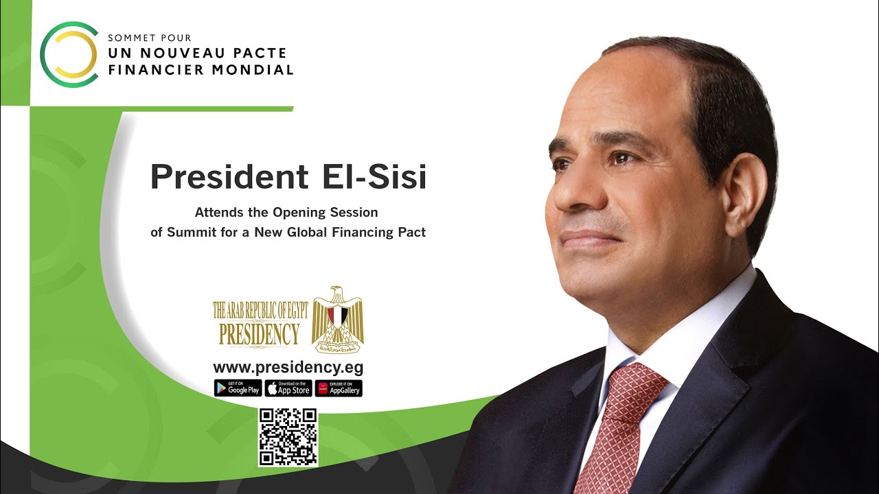 President El-Sisi Attends the Opening Session of Summit for a New ...