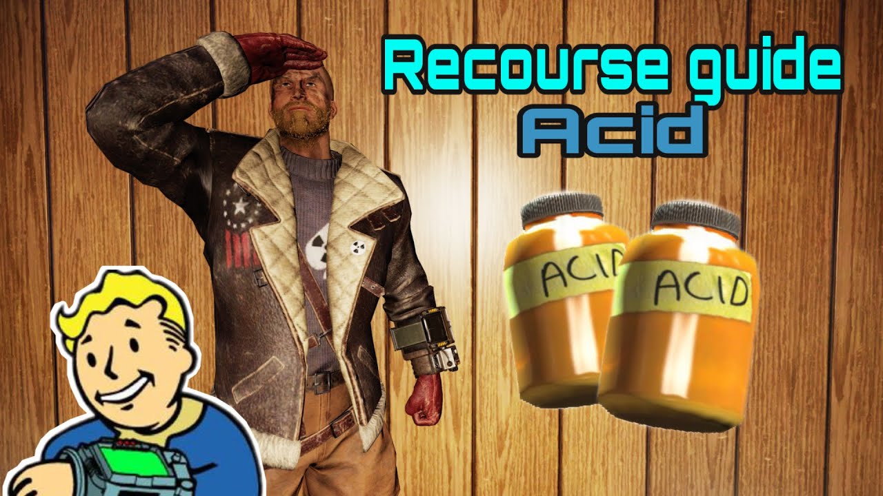 Best acid farming locations in fallout 76 - YouTube