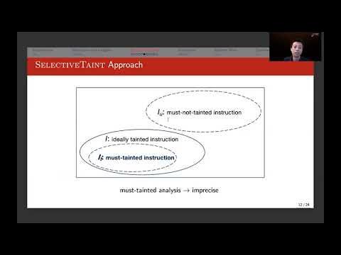 USENIX Security '21 - SelectiveTaint: Efficient Data Flow Tracking With Static Binary Rewriting ...