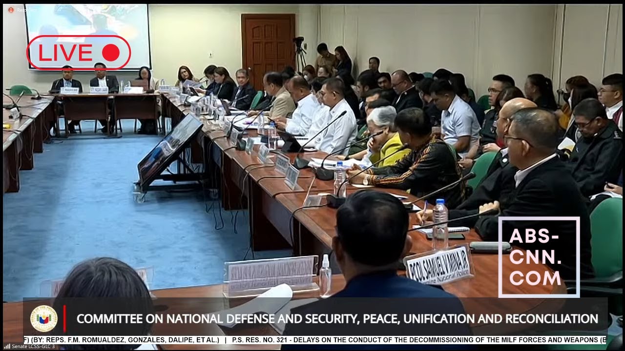 Senate Hearing | Probes Alleged Corruption in MILF Firearm Surrender Scheme and Fund ...