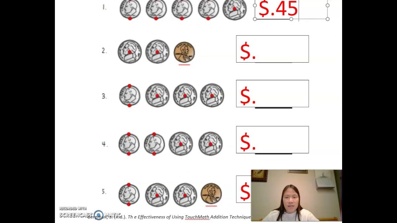 TouchMath and Counting Coins - YouTube