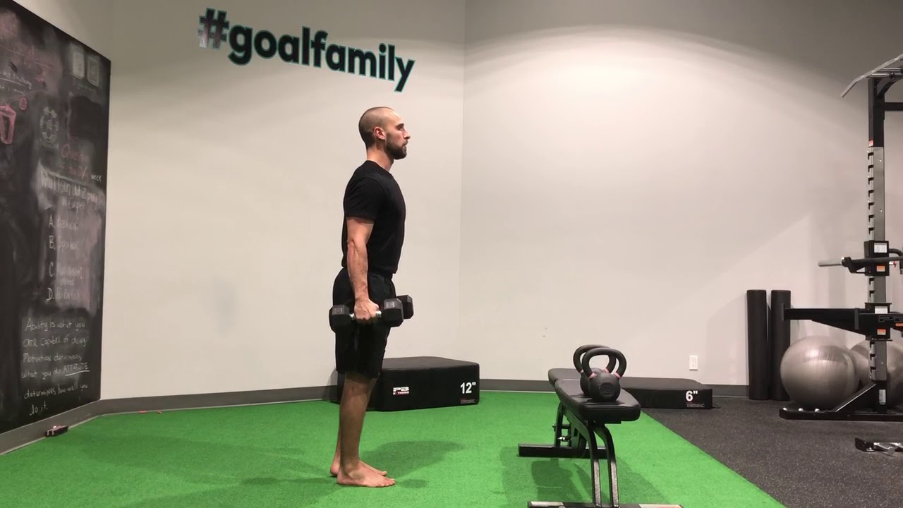 Single Leg RDL to Clean (DB/KB) - YouTube