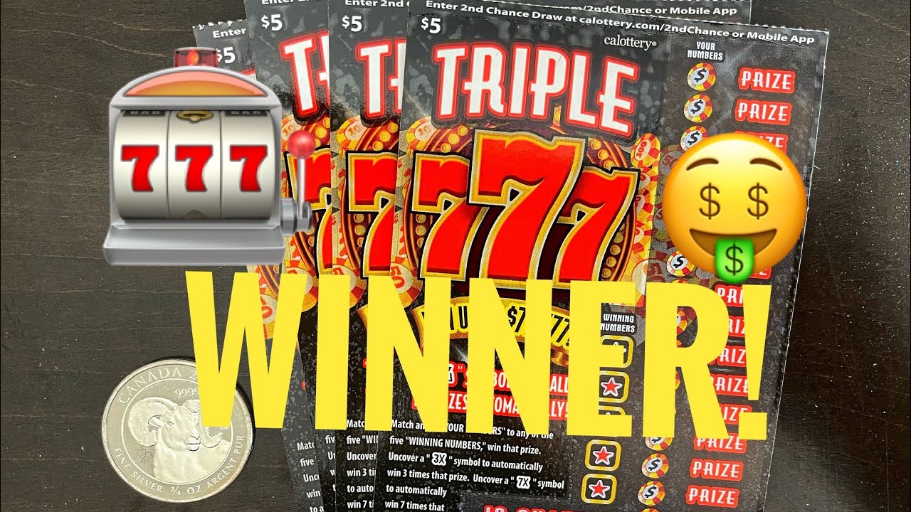🎰Triple 777’s Winner!🤑CA Lottery Scratchers🤑 - YouTube