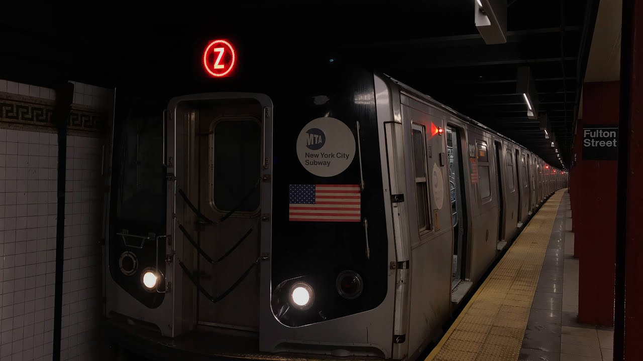 MTA New York City Subway: RARE R143 (Z) Train Action From Essex St ...