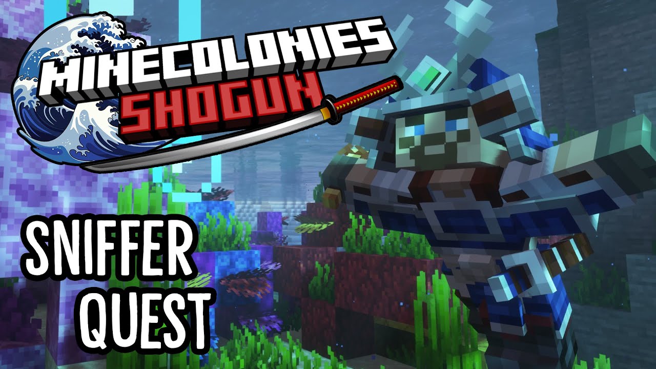 Minecolonies - Shogun #28 Quest to Find a Sniffer Egg! - YouTube