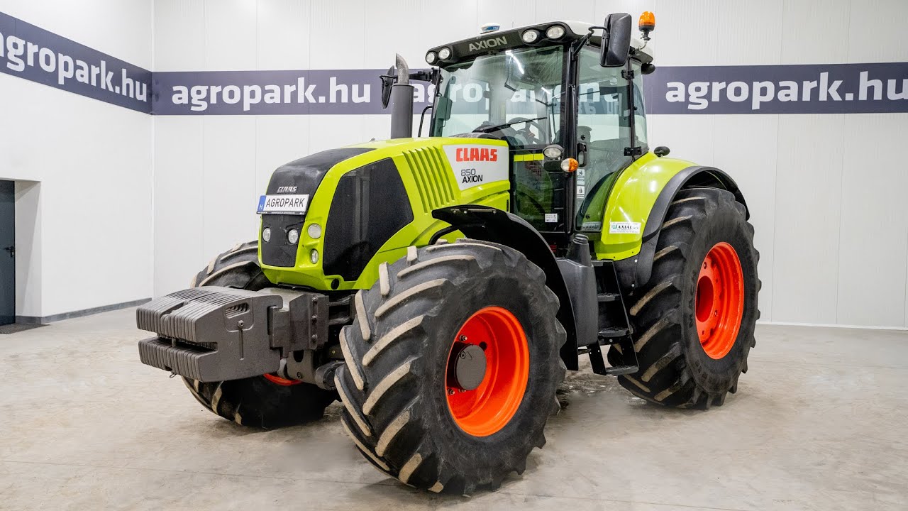 Claas Axion 850 (5704 üzemórás) (2013) - YouTube
