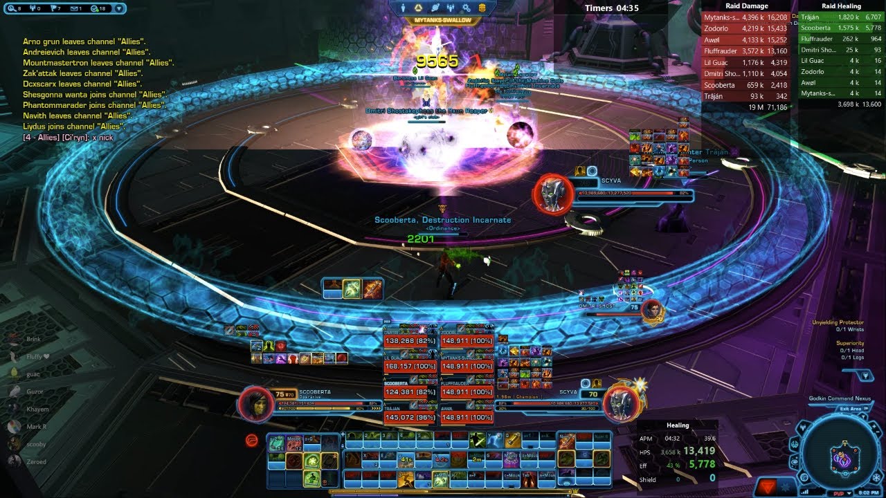 Swtor - NiM Scyva | Healer PoV - YouTube