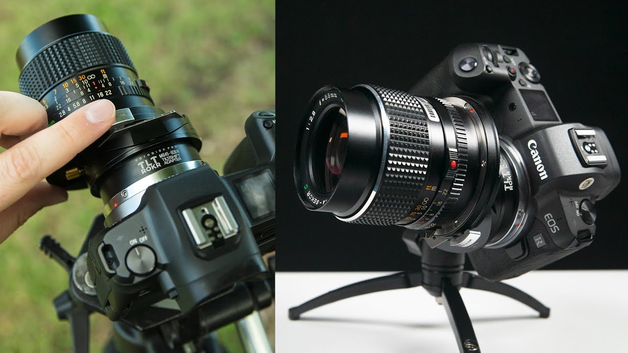 Canon EOS R Tilt Shift Lens Adapters YouTube