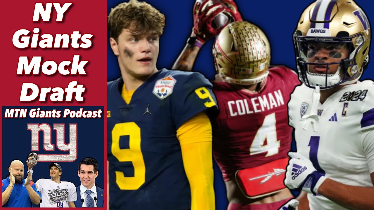 NY Giants 2024 Mock Draft - YouTube
