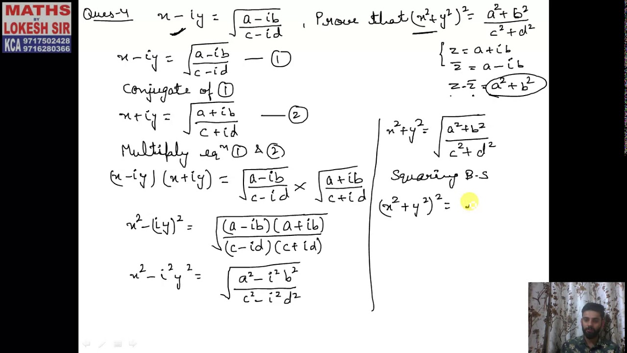 COMPLEX NUMBERS PART 3 - YouTube