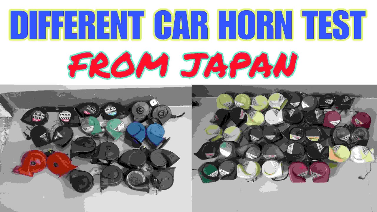 Different Car Horn Test From Japan Vehicle #carhorn #japanhorn # ...