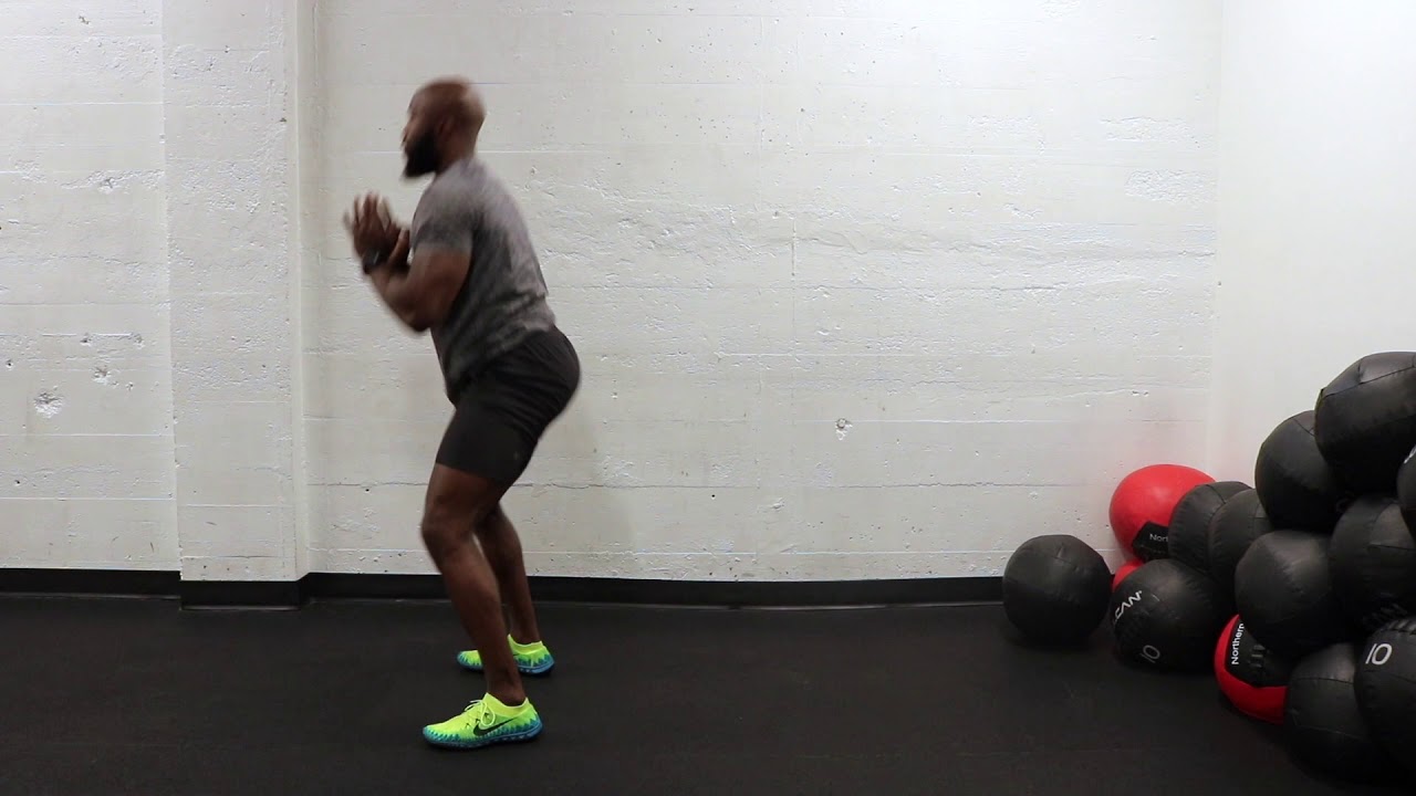 Plyo video: Plank jump to full squat - YouTube