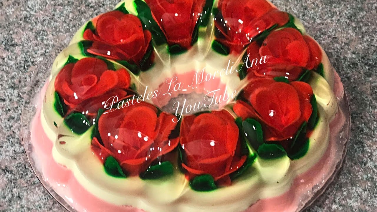 Gelatina dia de las Madres 3D Rosas 🌹 encapsuladas Para NEGOCIO - YouTube