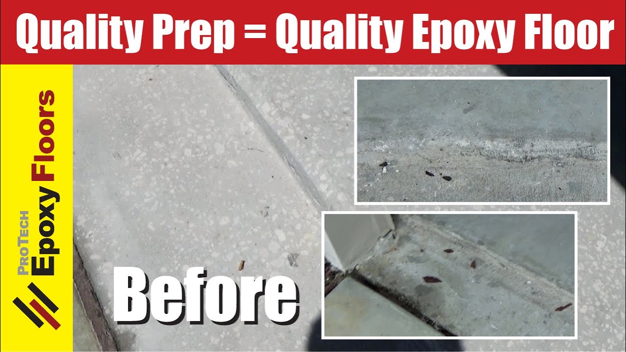 Quality Prep = Quality Epoxy Floor - YouTube