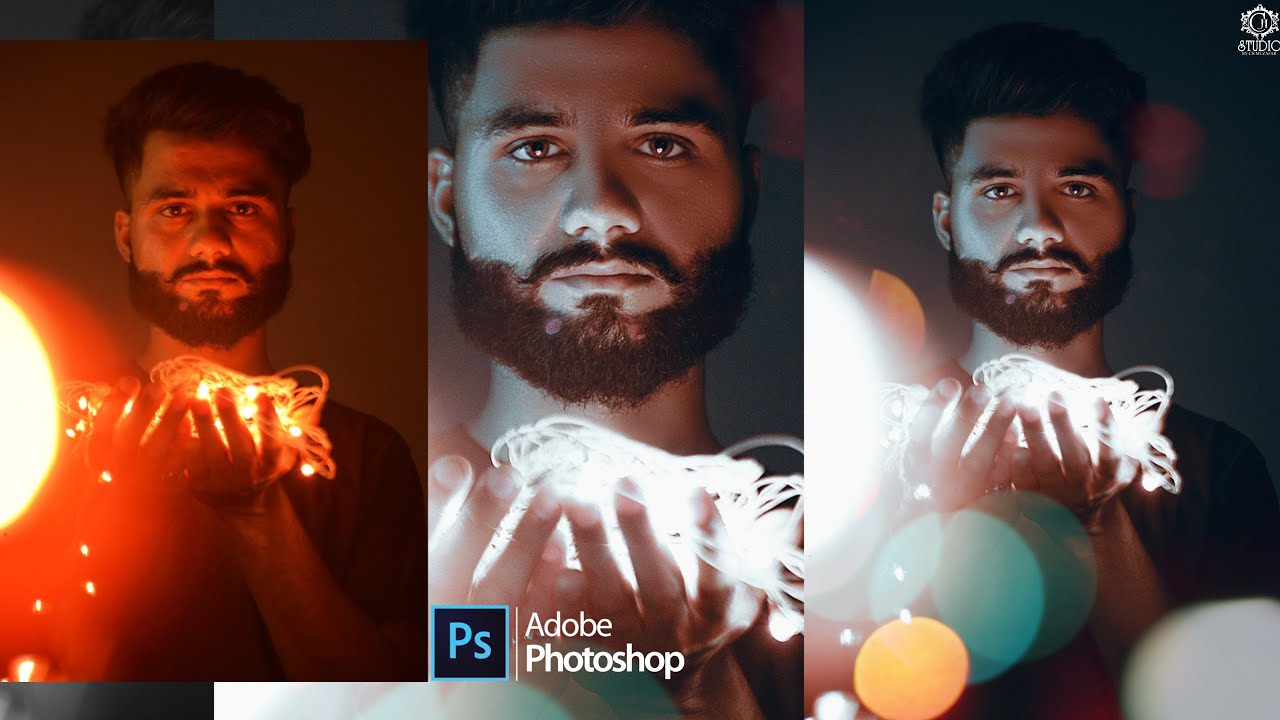 Dark Light Photo Editing In Photoshop - YouTube