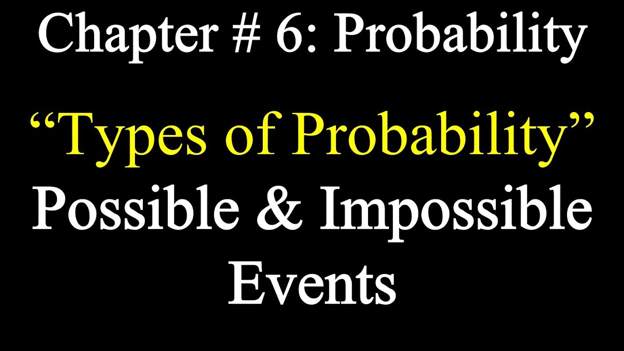 Possible Vs Impossible Events In Probability Examples Of Possible Possible Vs Impossible Events In Probability Examples Of Possible