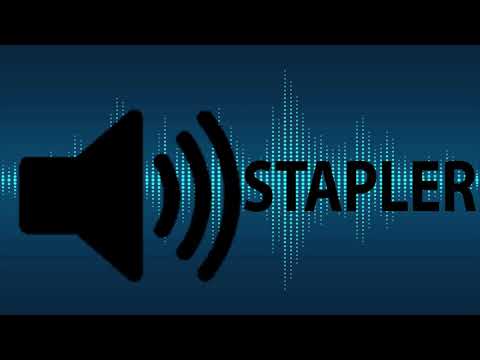Stapler Sound Effect - YouTube