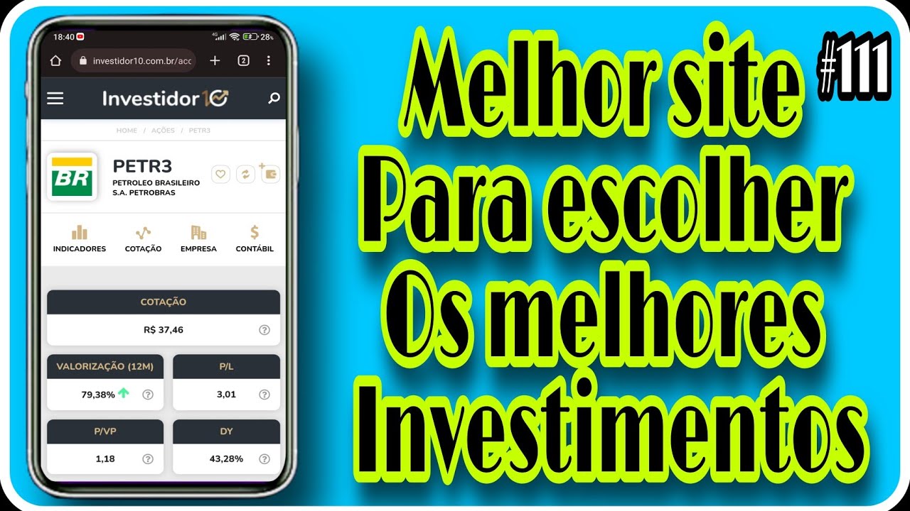 MELHOR SITE PARA ANALISAR OS INVESTIMENTOS - YouTube