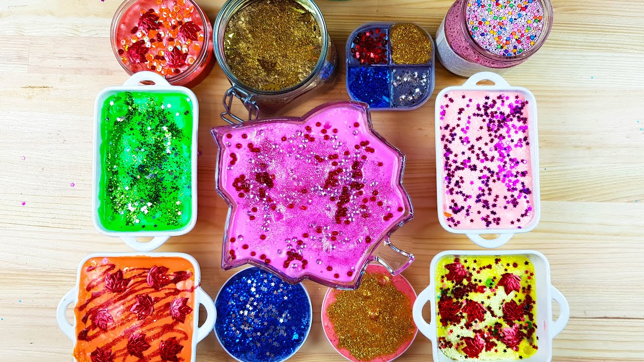 Old slime mixing making slime smoothie 122 - YouTube