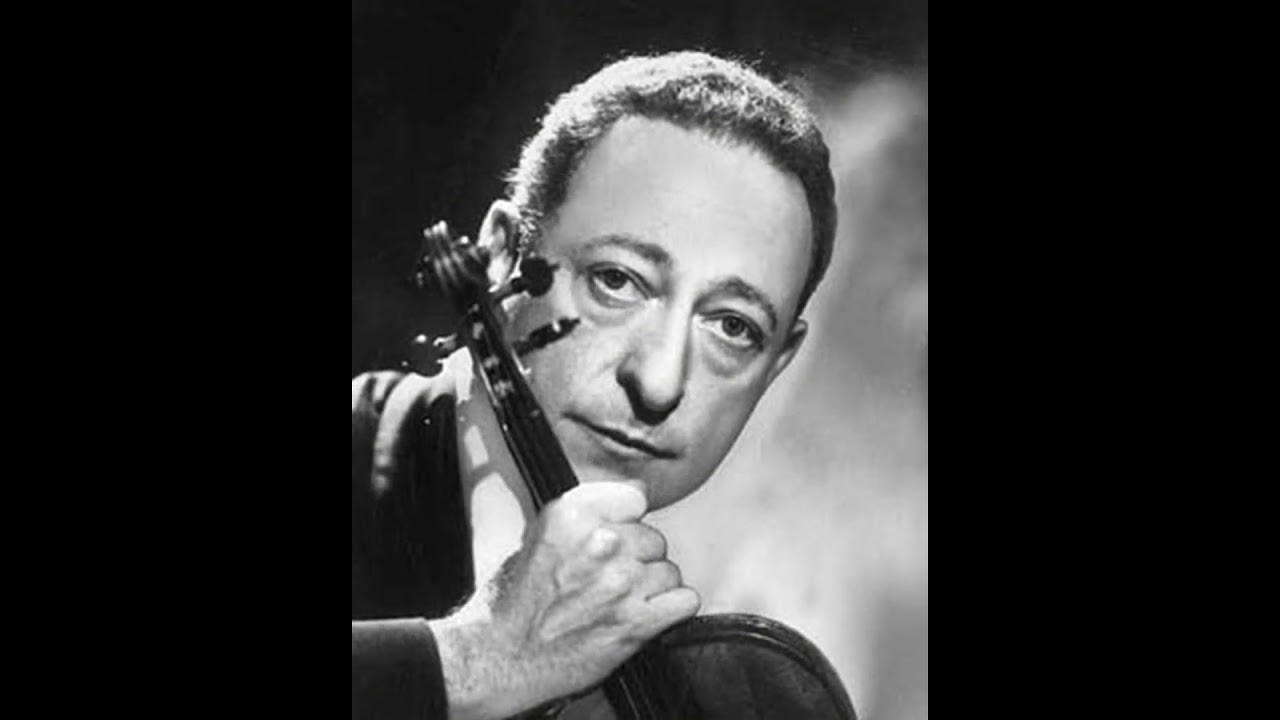 Heifetz plays both parts - Bach : Double Violin Concerto in D minor ...