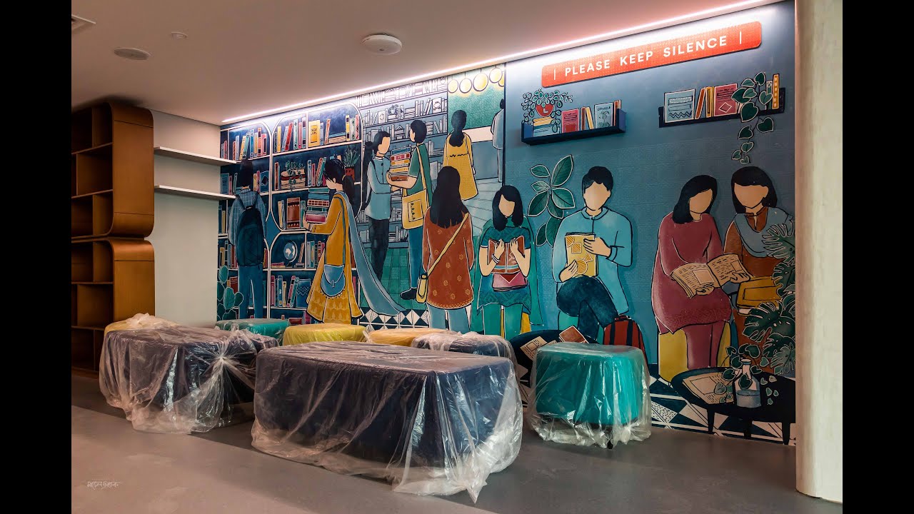 BRACU New Campus Library - YouTube