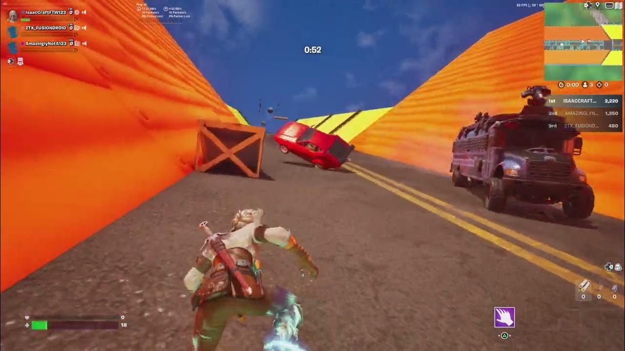 Fortnite Creative 2.0 Mega Ramp Survival Map With Map Code - YouTube