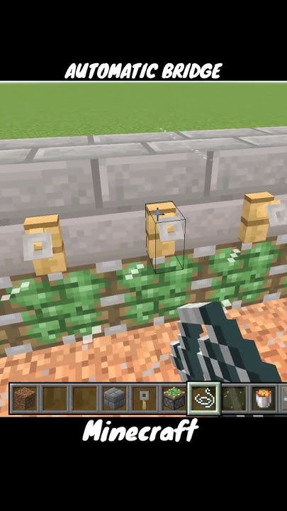 Minecraft Automatic Bridge #shorts #minecraftshorts - YouTube