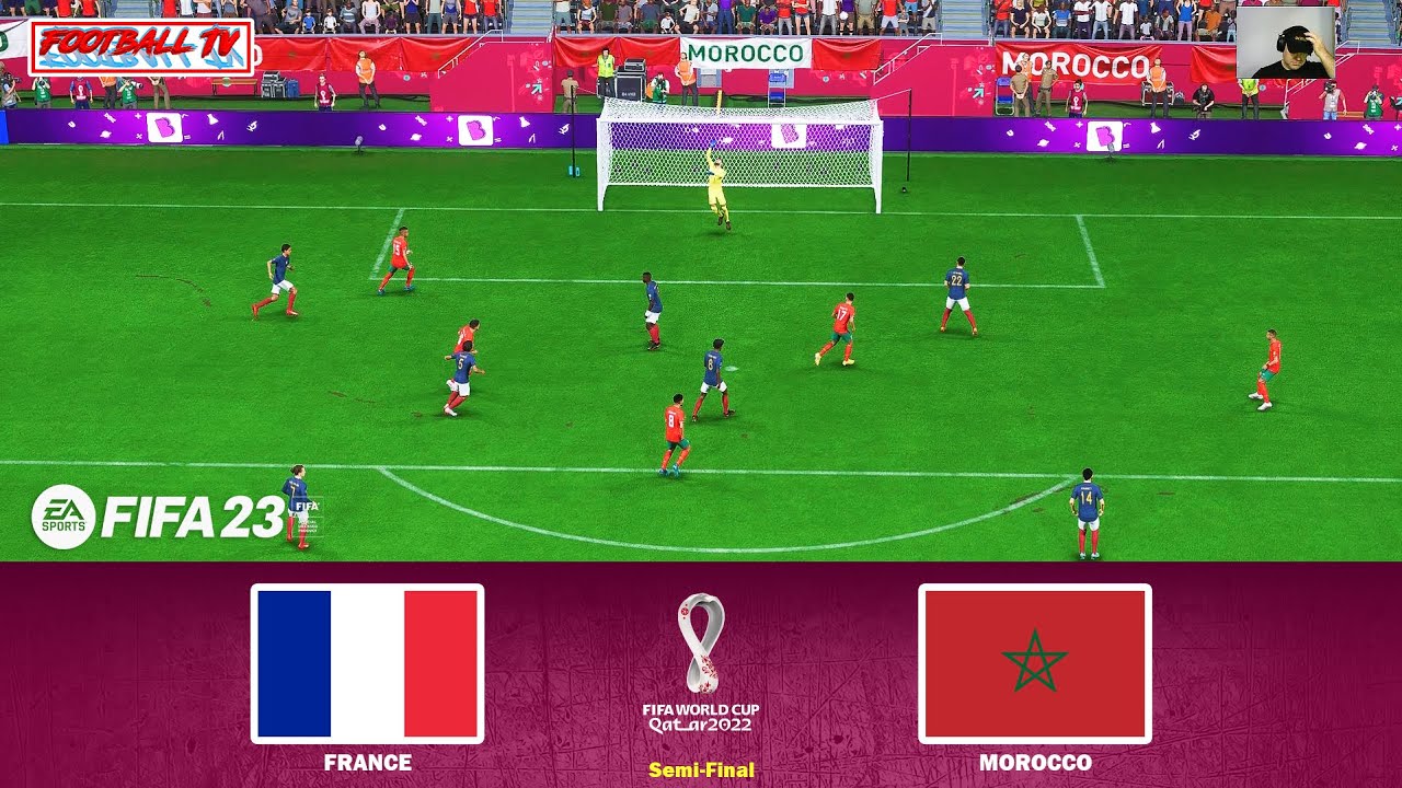FIFA 23 - France vs Morocco - FIFA World Cup Qatar 2022 - Semi-Final ...
