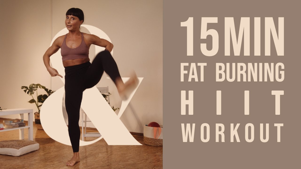 15 minute Fat Burning HIIT Workout | Real Time - YouTube