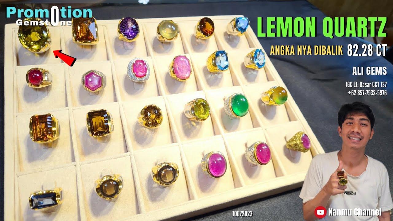 PROMOSI PERDANA [10/07/23] ADA BANYAK PILIHAN BATU PERMATA QUARTZ RUBY ...