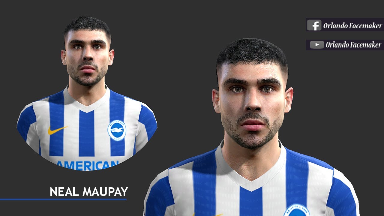 🔴 Neal Maupay Face By Orlando Facemaker | PES 2013 - YouTube
