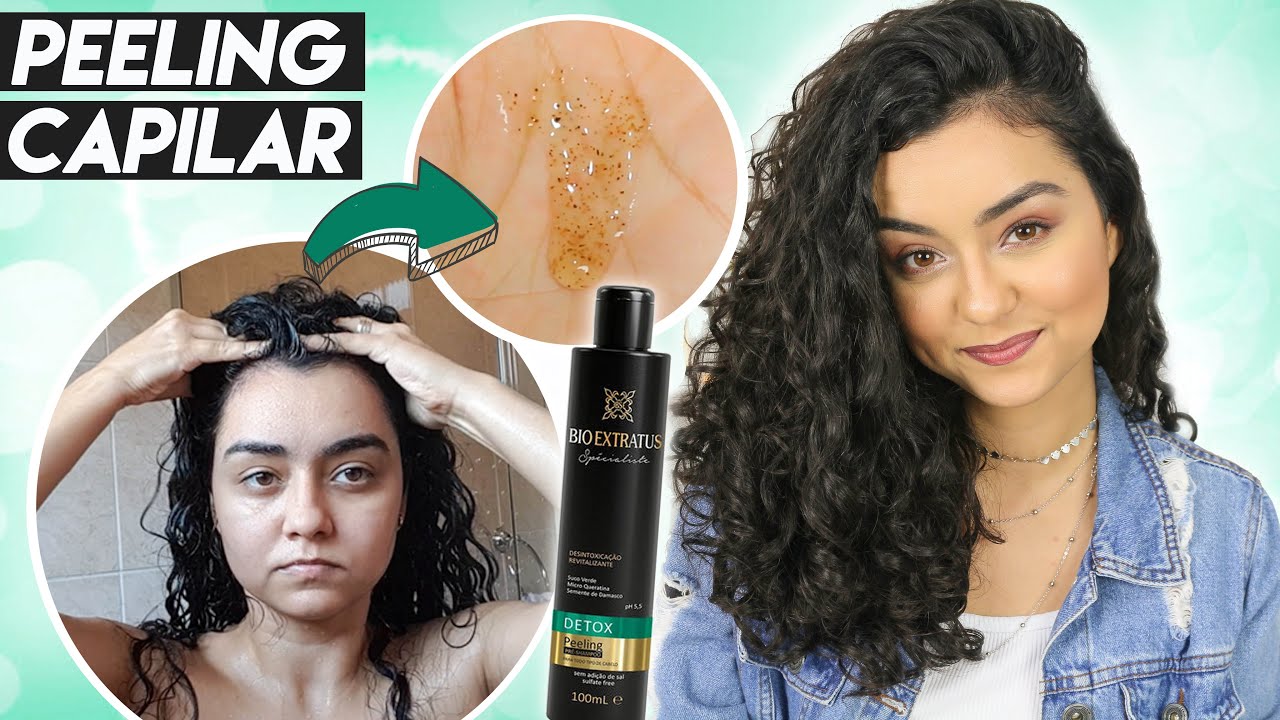 PEELING CAPILAR com detox Bio Extratus [low poo] | Morena Raiz - YouTube