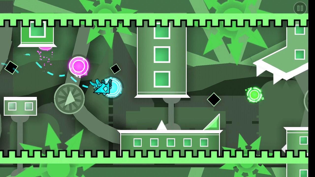 Прохожу 2 Классных Уровня в Geometry dash Jitterbug by SirHadoken ...