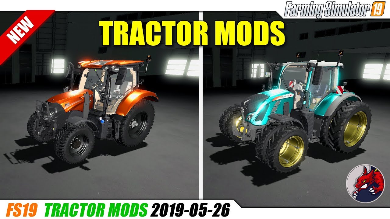 FS19 | New Tractor Mods (2019-05-26) - review - YouTube